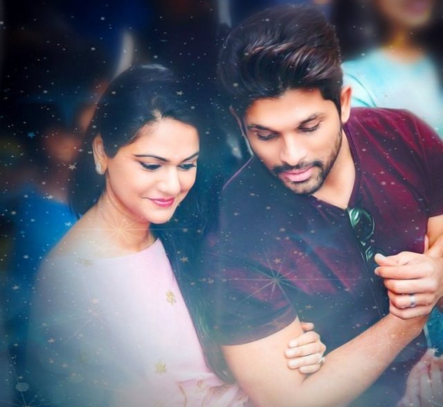 Allu Arjun Sneha Reddy Personal Photos