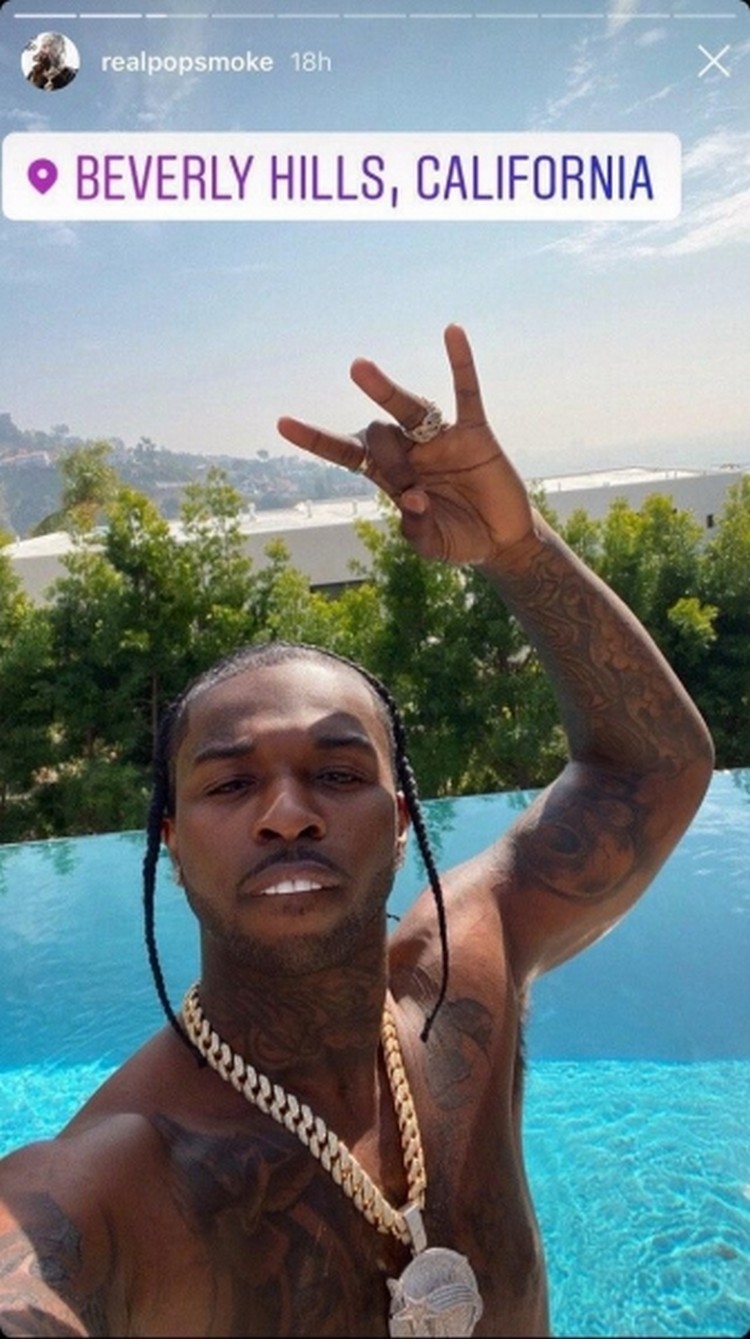 Pop Smoke Gunned Down In Hollywood Hills Home Due To Social Post ...